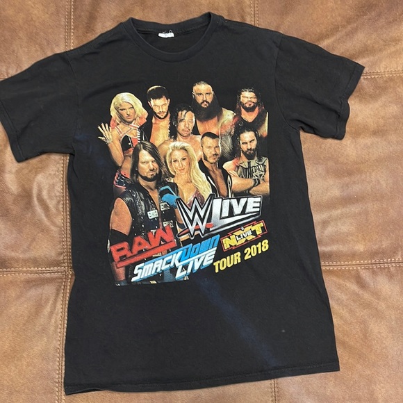 Shirts & Tops | Wwe Raw Smackdown Wrestling Live 218 Tour Shirt Kids ...